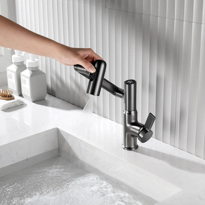 Leiden - Smart Modern Rotating Bathroom Faucet with Temperature Display