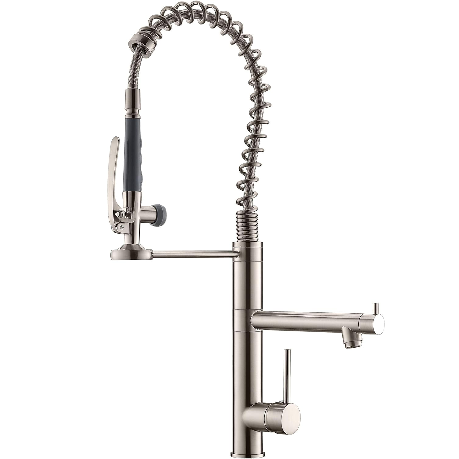 Gothenburg - Commercial Kitchen Faucet with Pull-Down Sprayer, Pre ...